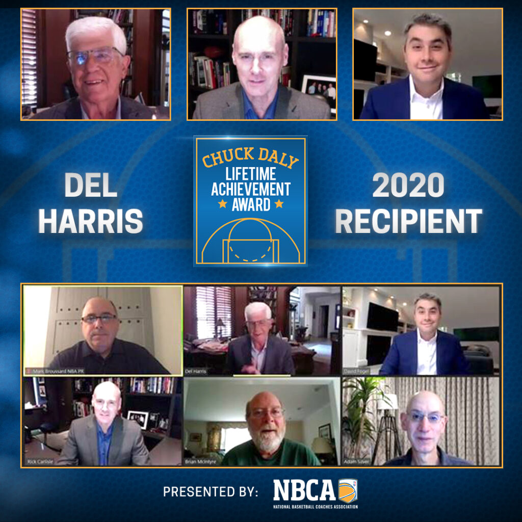 Coach Del Harris on Winning 2020 Chuck Daly Award | The Official ...
