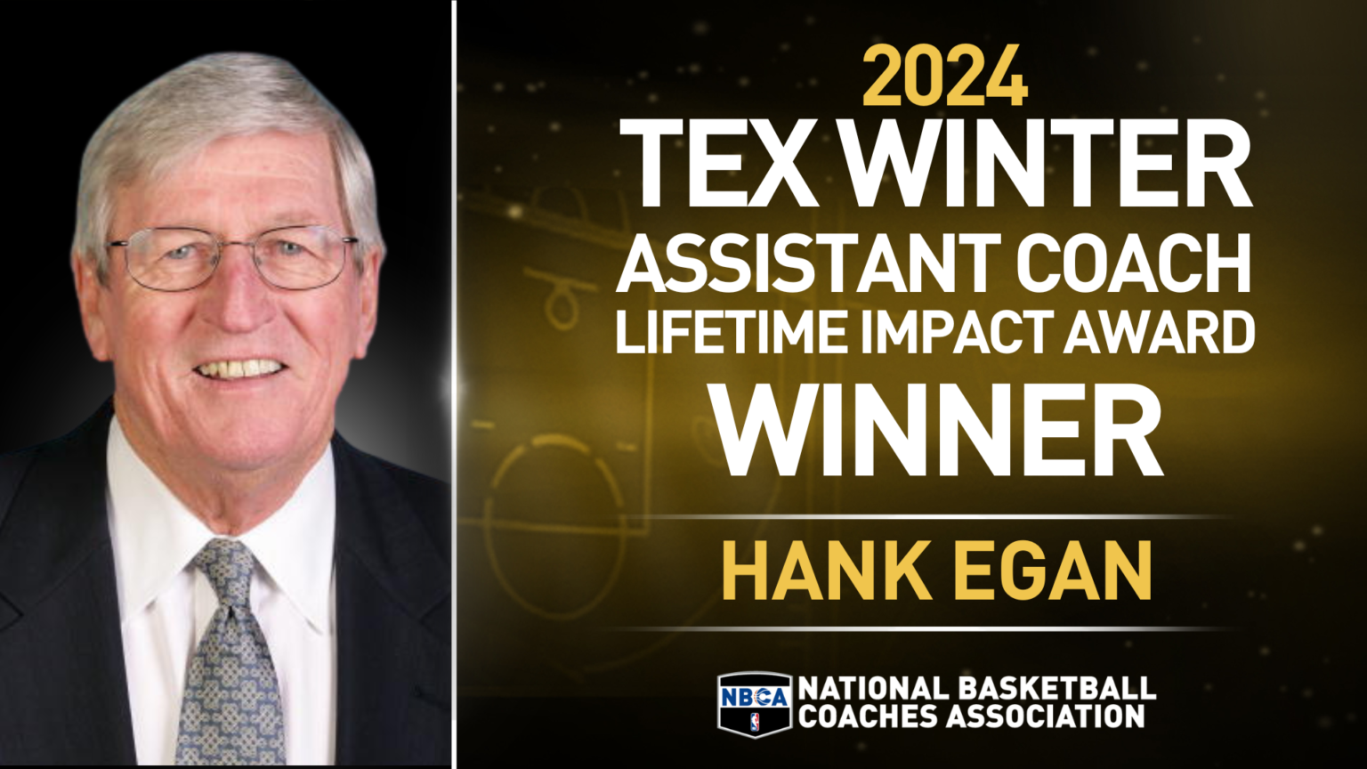 Hank Egan Awarded 2024 Tex Winter Assistant Coach Lifetime Impact Award ...