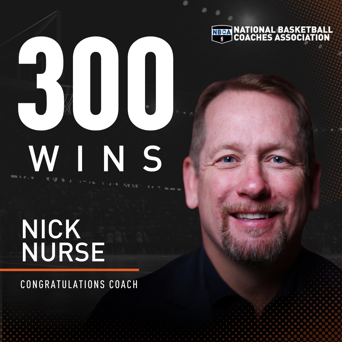 Nick Nurse Reaches 300 Career Coaching Wins | The Official Website of ...